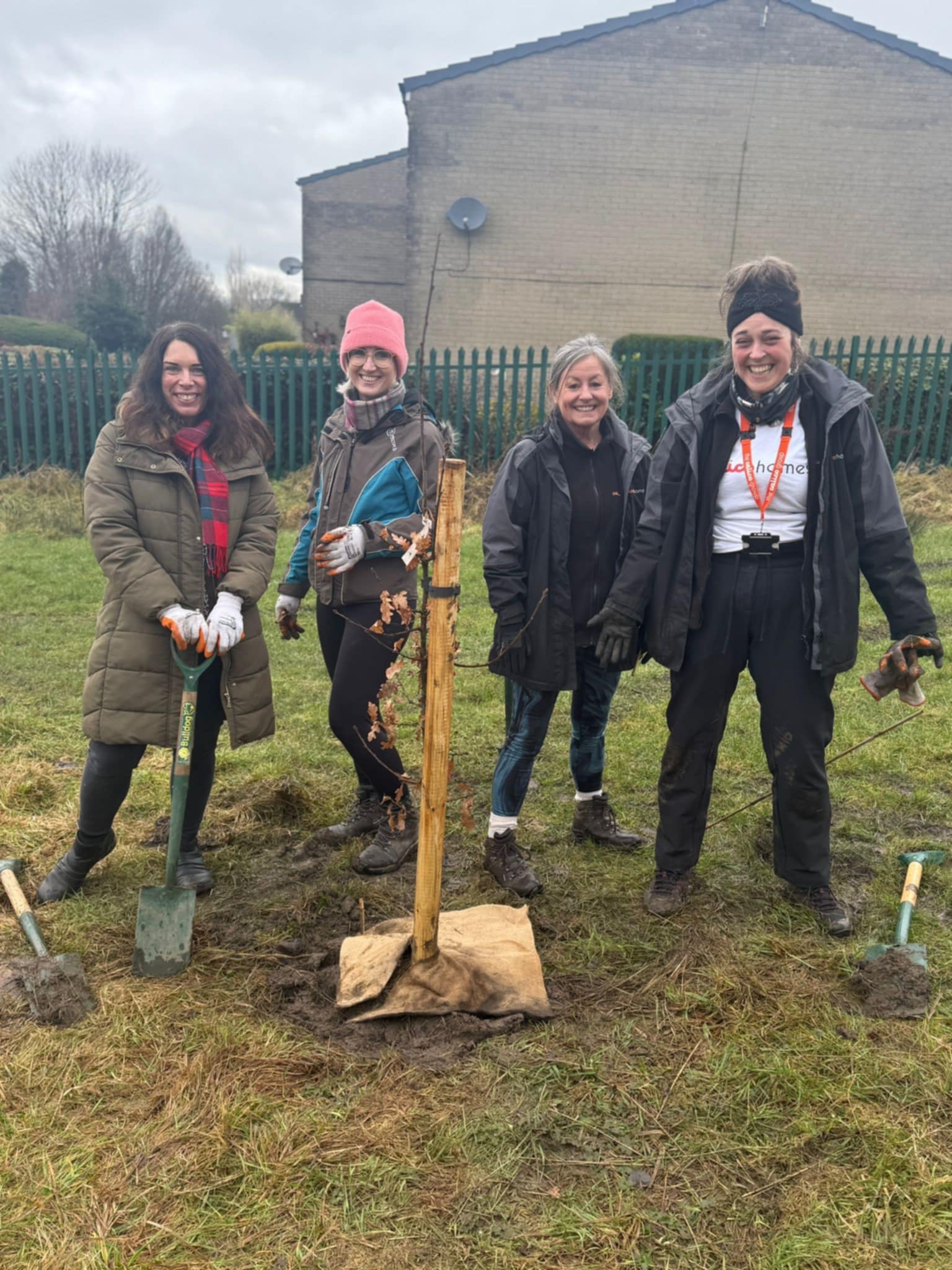 Going Green tree planting event is a tree-mendous success - Calico Group